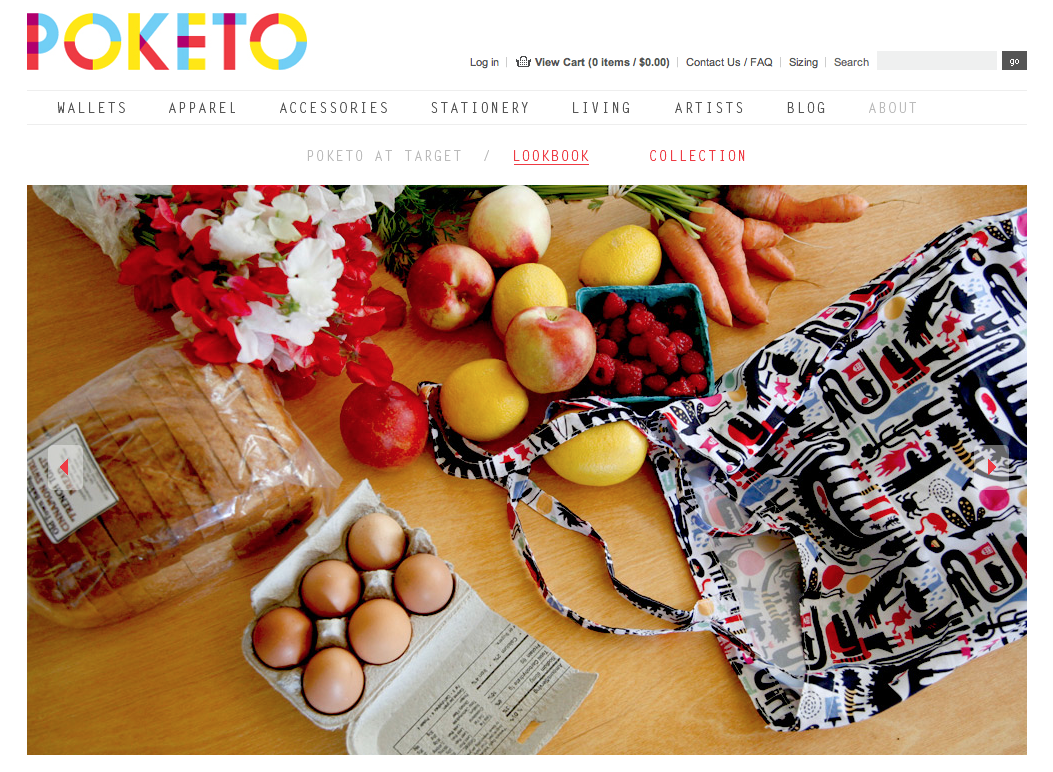 我們看到了。我們是生活@家。: 位在洛杉磯市中心的Poketo，2012年6月將線上商店變成實體店面