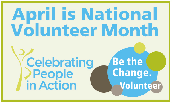 Bunny's Blog: April is National Volunteer Month