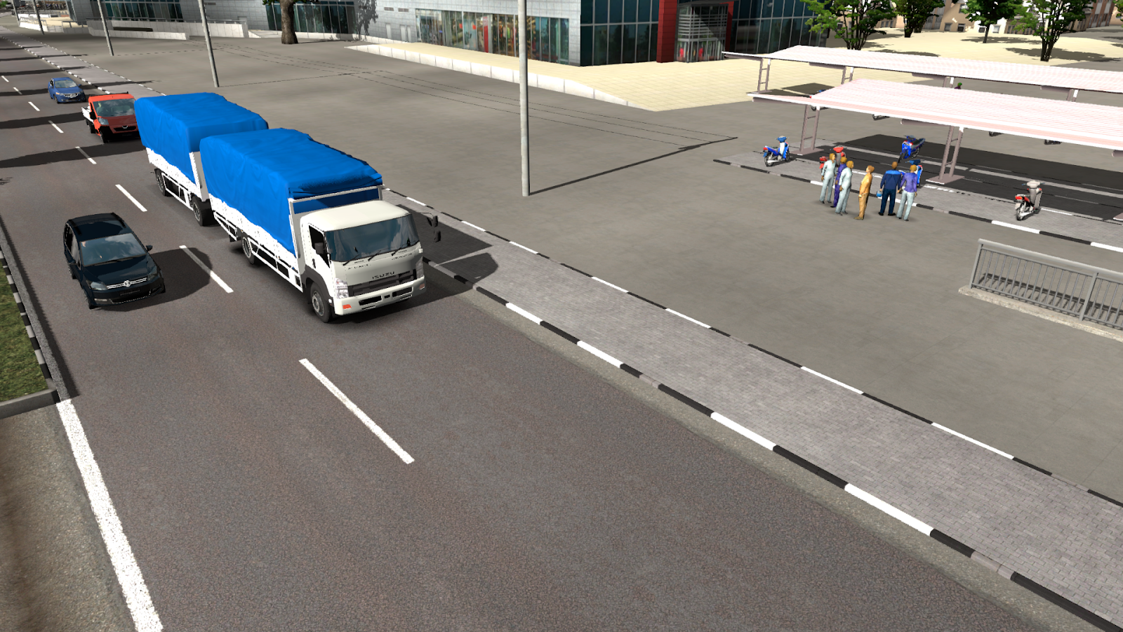 Traffic gandeng ETS2 - Mod ETS2 bus truck simulator