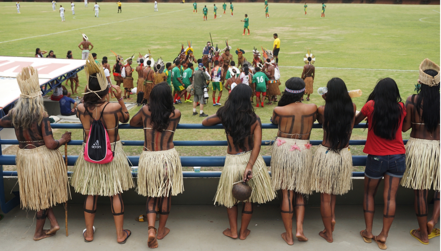 NATUREZA E PAZ: Em "casa", povo Xerente aproveita intercâmbio cultural