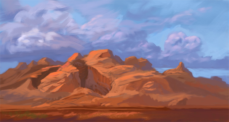 Allan Sketch: Desert Sketch
