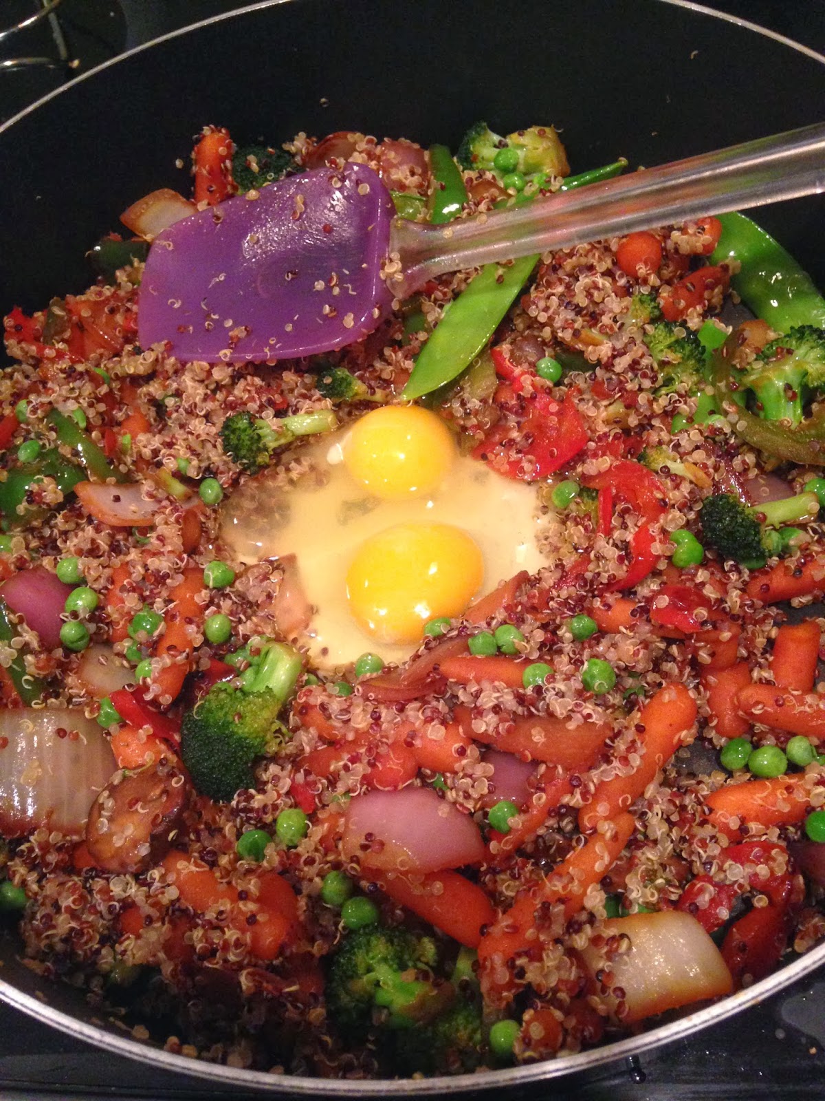 Fried Quinoa Bowl