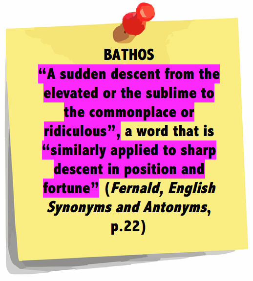 Sarah the AuthorGoddess: Bathos and the Dramatic Scene