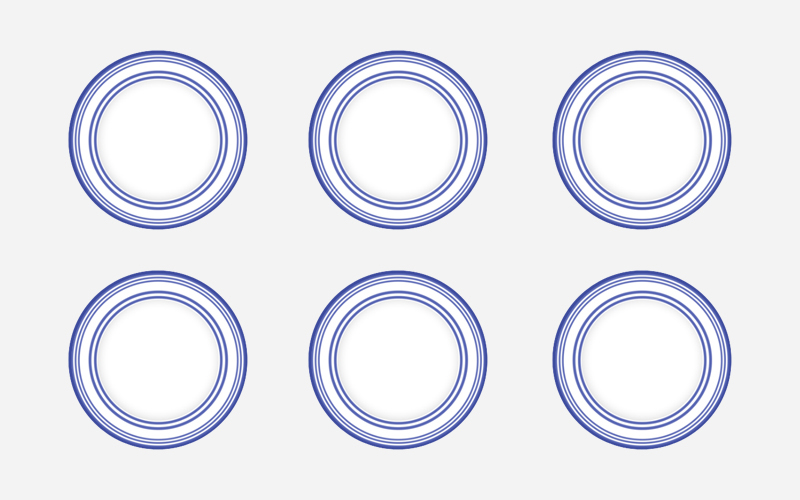 Morandi Sisters Microworld: Printable Plates - White with Blue Decors ...