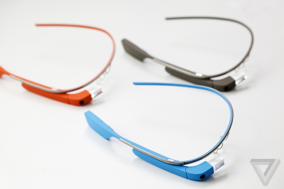 Google glass at voice command
