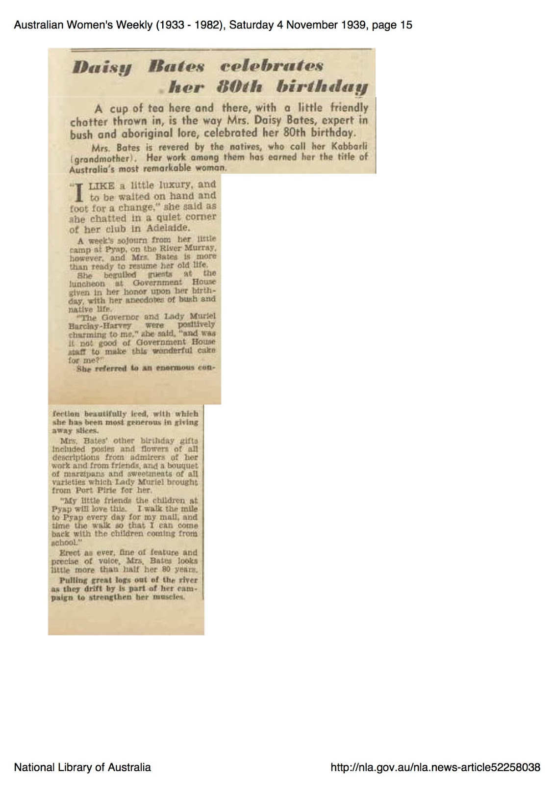 HEADLINES OF OLD: TROVE TUESDAY 23rd May, 2017 - INTRODUCING 'DAISY O ...