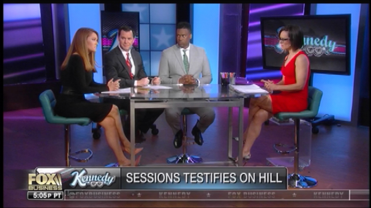 The Babes We Love: Trish Regan and Kennedy - 11/14/17 - Legs and Thighs