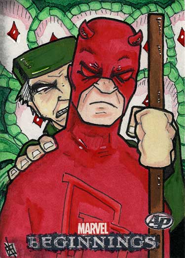Random Drawings: Marvel Beginnings - Daredevil and Stick