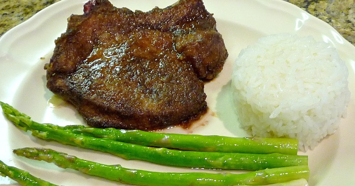 The Red Gingham: Soy Sauce Pork Chops