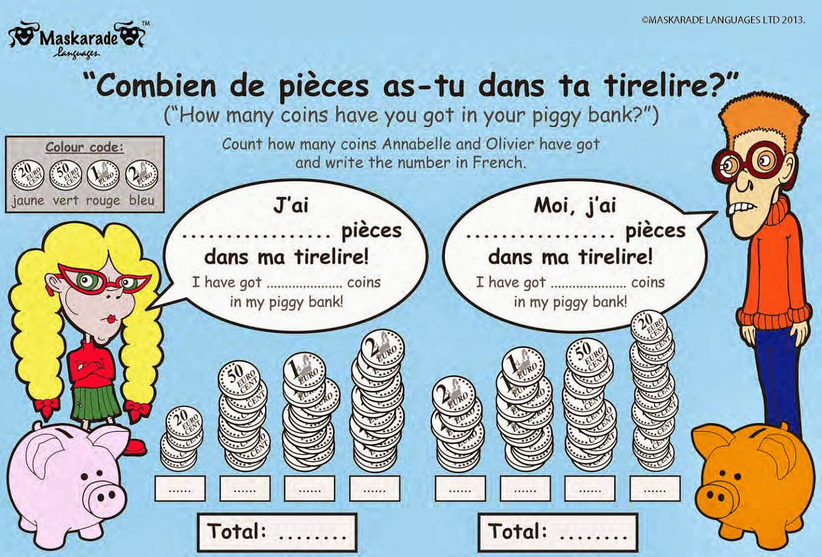 MASKARADE LANGUAGES: KEY STAGE 2. Free practice worksheet for Year 5 ...