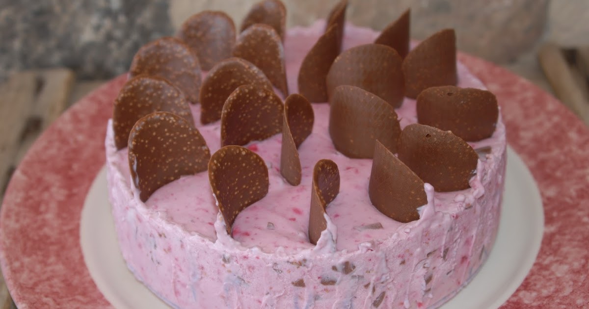 Bakemester Snipp: Bringebær og noblesse iskake