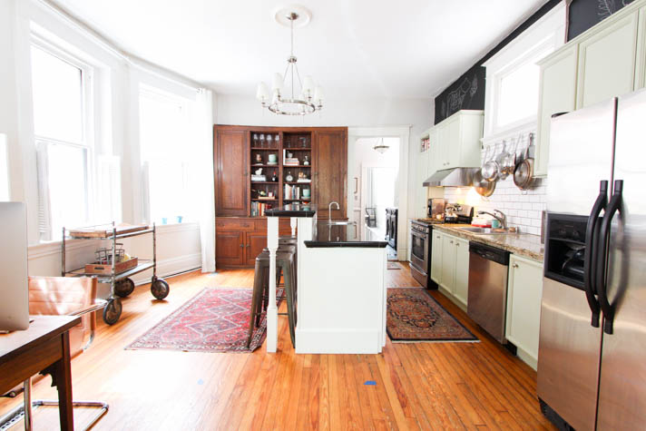 The Reveal: Our Row House Kitchen Renovation is Complete! | 17 Apart