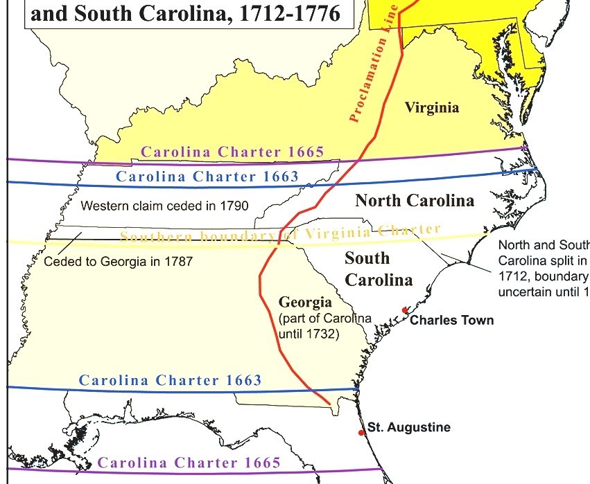 Thirteen Colonies - North Carolina 13 Colonies
