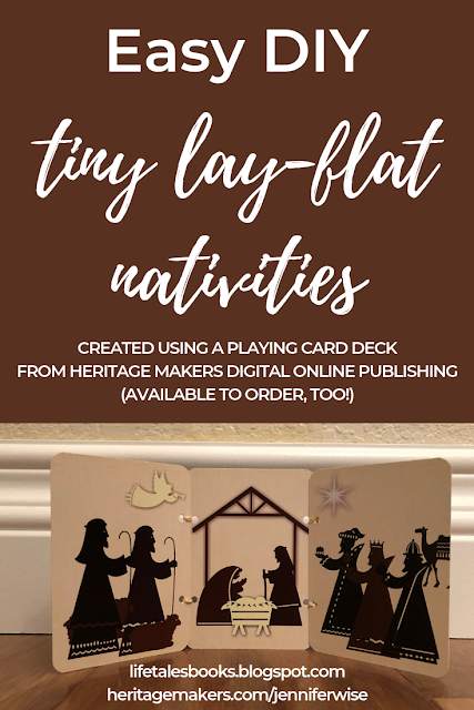 Photo & Story Treasures: Tiny Lay-Flat Nativities