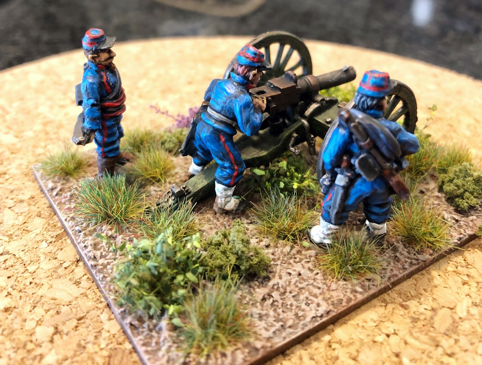 Fawcett Avenue Conscripts: Mitrailleuse! 28mm Reffye Mitrailleuse from ...