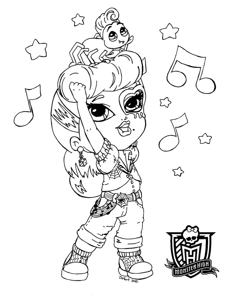 Monster high dibujos bebés - Imagui