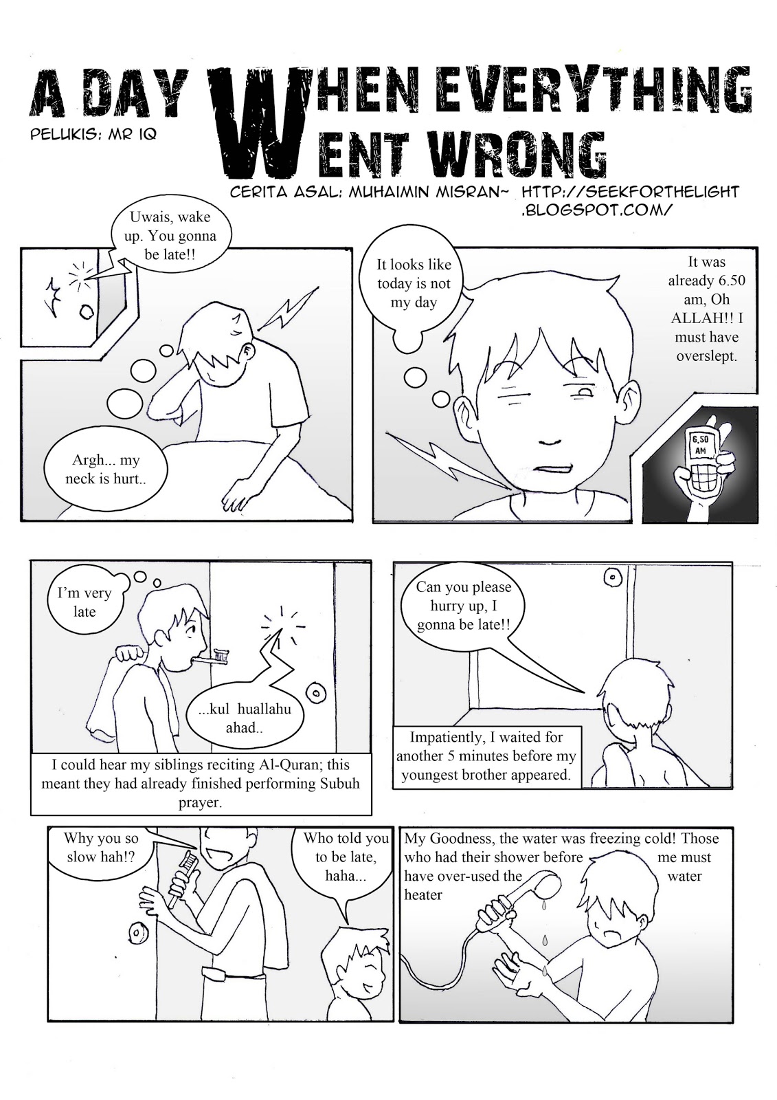 KATA-KATA TAK TERKATA: Komik: A day When Everything Went Wrong