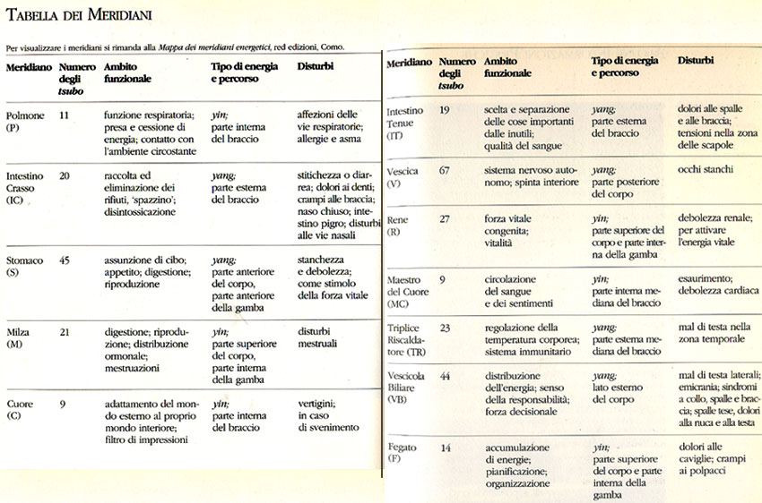 NON SOLO CROMOPUNTURA : REGOLAZIONE MERIDIANI ENERGETICI