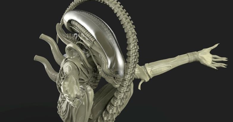 JIMSMASH ! ! !: NICE ALIEN 3D PRINTING