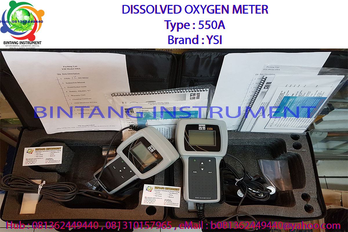 BINTANG INSTRUMENT : 081362449440 Jual DO Meter YSI 550A , DO Meter YSI ...