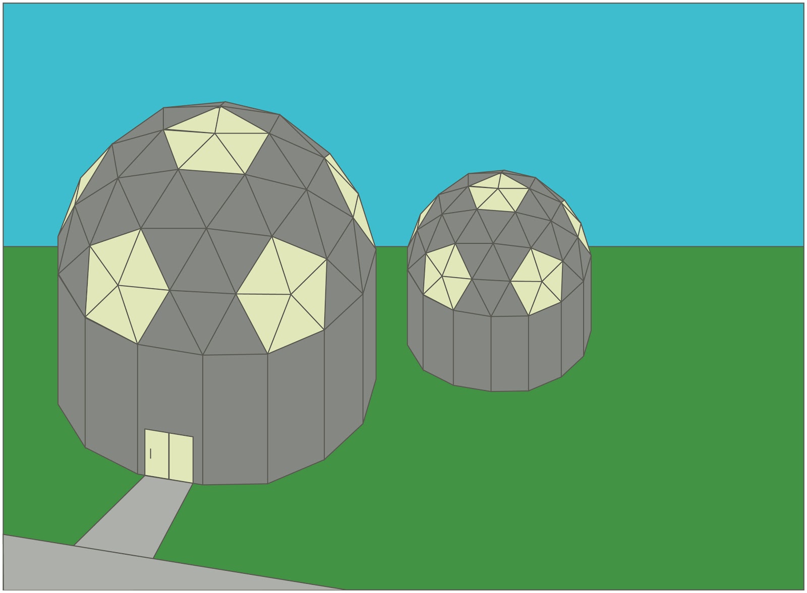 mwilldesign: The Geodesic Art Compound