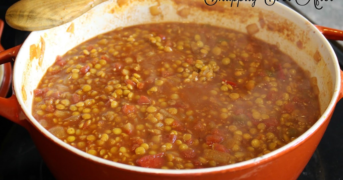 Snappily Ever After: Simple Lentil Chili