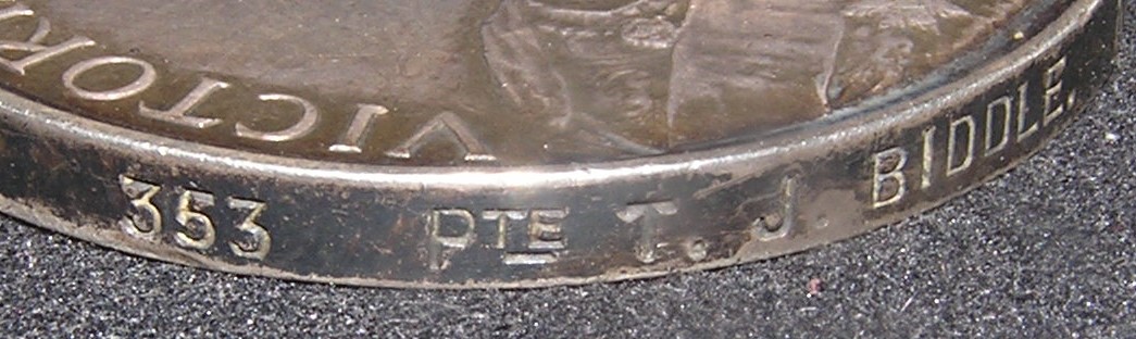 Lost Medals Australia: Thomas Biddle