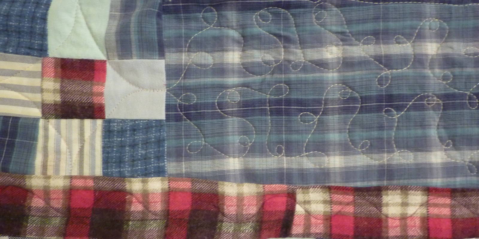 Kathy's Quilts: 7 Shirts Memory Quilt