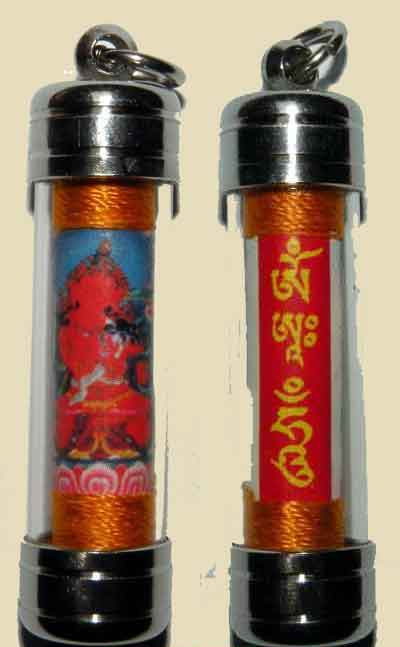 Tibetan Healing Amulet: Mantra Roll for Amulet