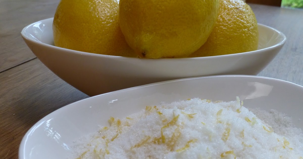 COOK WITH SUSAN: Lemon Sugar