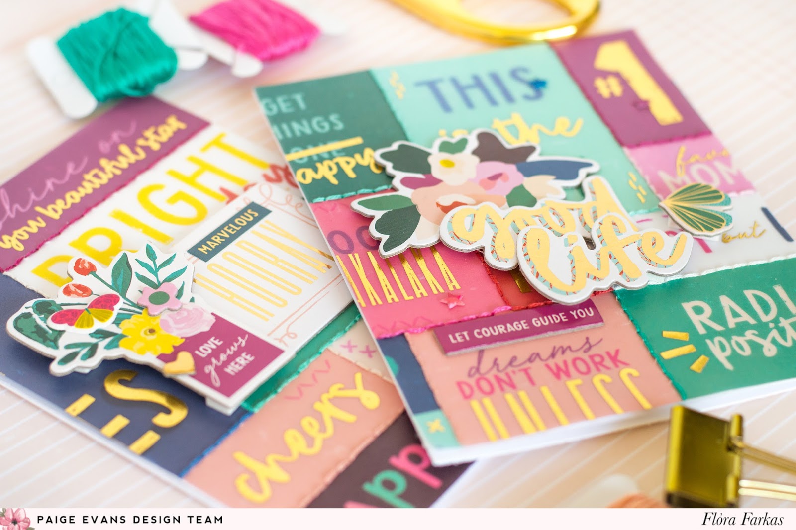 Pink Paislee Pick Me Up Cards for NSD 2018 | Flóra Mónika Farkas