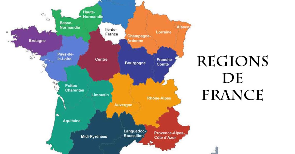 Dicas Práticas de Francês para Brasileiros: Regiões e Departamentos da ...