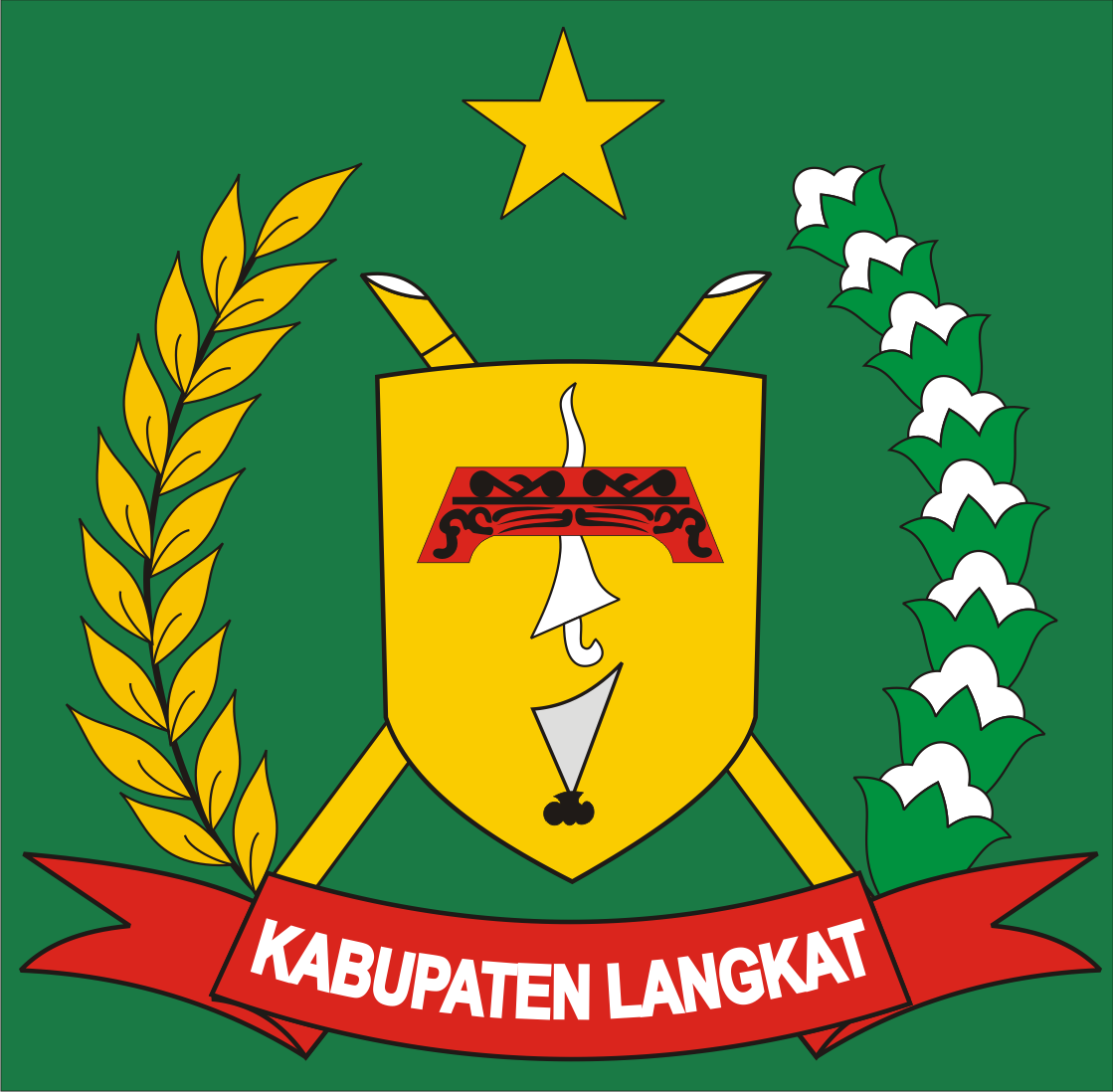 Logo Kabupaten Langkat | Pusat Logo Vektor