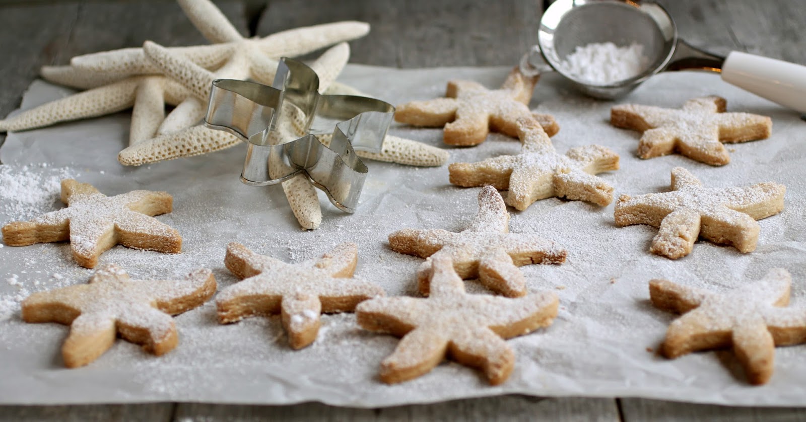 Hungry Couple: Sweet Starfish Shortbread Cookies