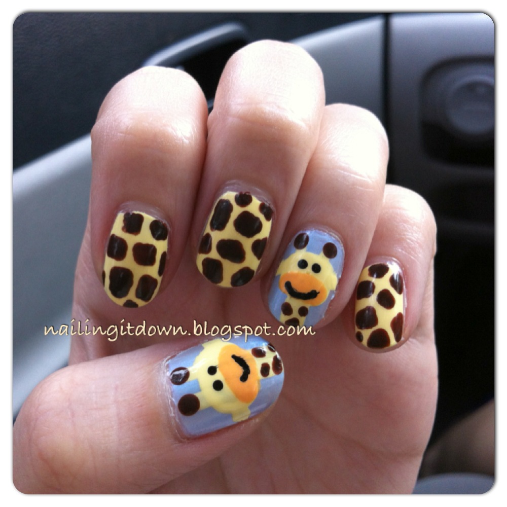 Nailing It Down!: Giraffe Nails