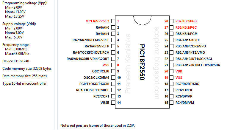 64x8 LED Matrix Moving Display Circuit - 18F2550 ~ Scorpionz ...
