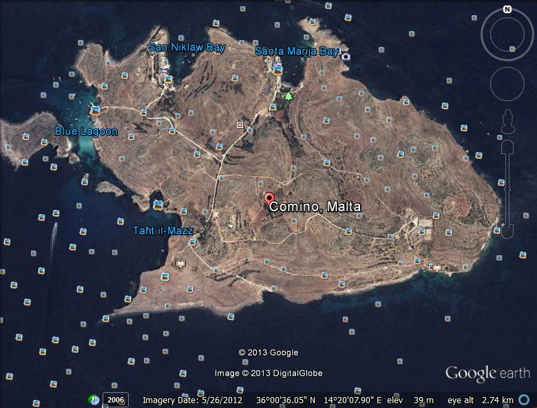 Malta and Gozo Natural Scenery: Comino