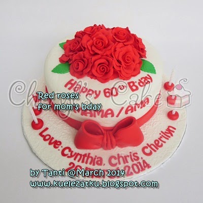 Kue Ulang Tahun Anak | CupCake | Birthday Cake: Red Roses birthday cake ...
