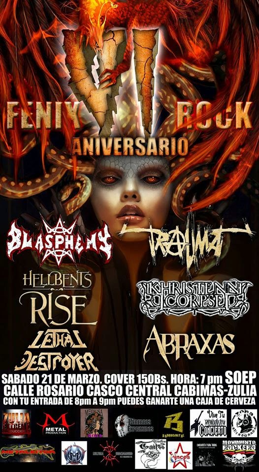 CEREBROS EXPRIMIDOS: FENIX ROCK VI ANIVERSARIO