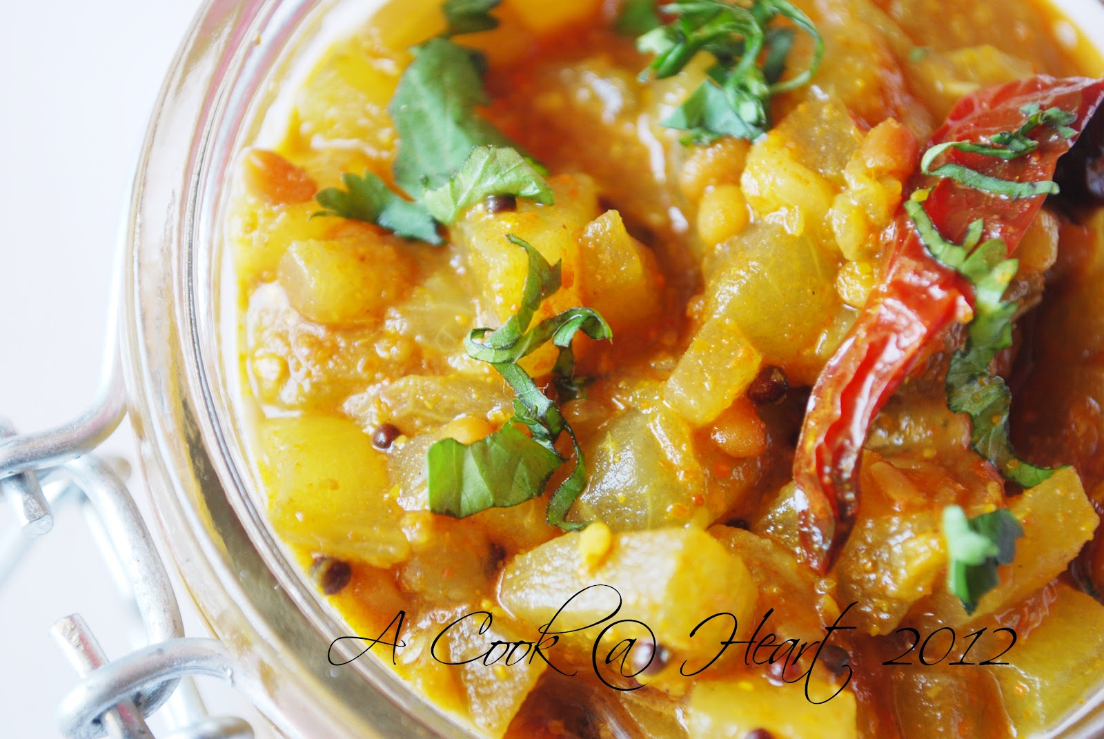 A Cook @ Heart: Cucumber Sweet and Sour Chutney