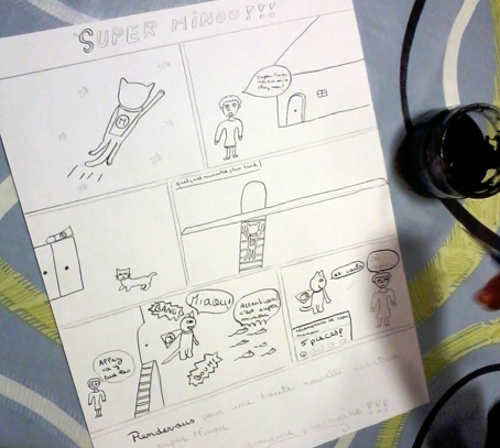 Dessin et peinture à l'école: Réalisation d'une planche de BD