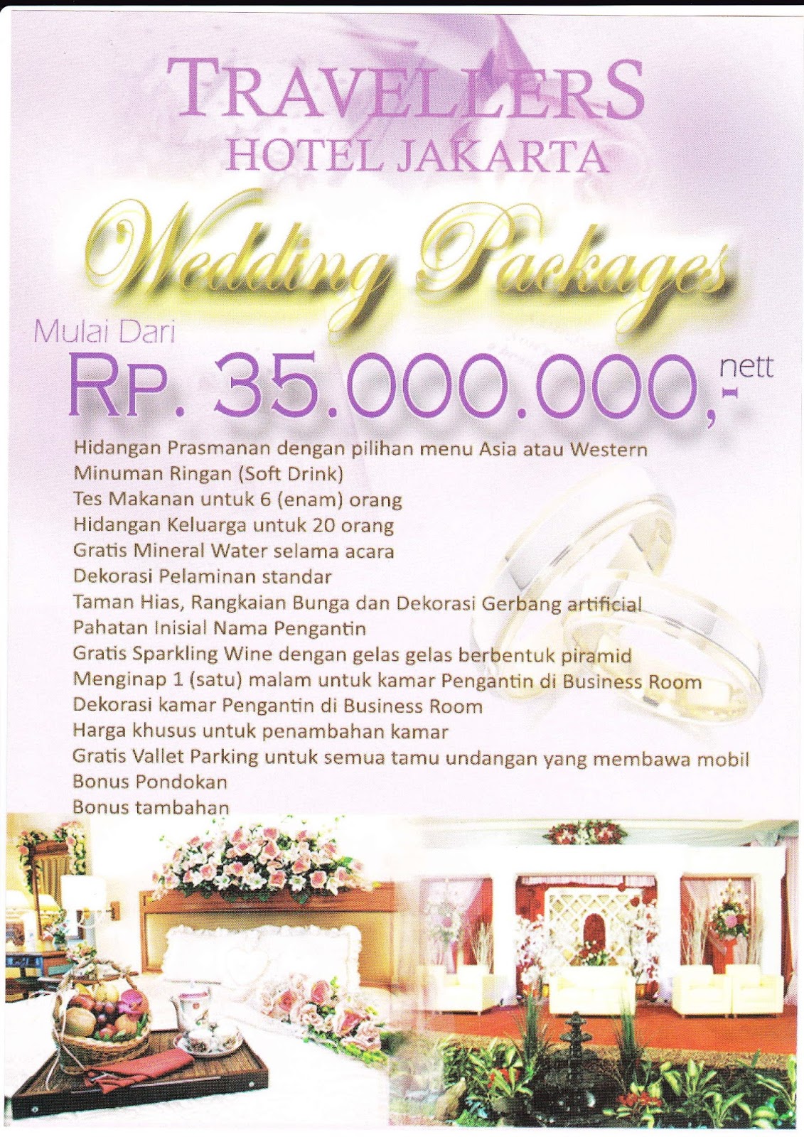 Tarif Paket Wedding