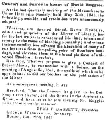 The Civil War of the United States: David Ruggles, born March 10, 1810
