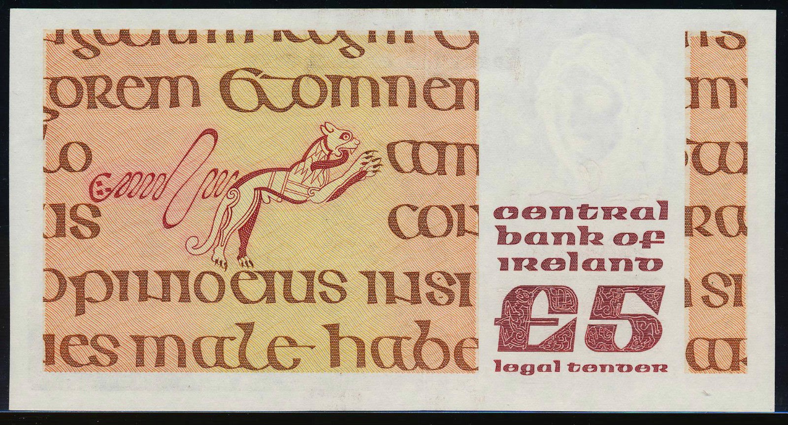 Irish £5 Pound Note 1991 Johannes Scotus Eriugena|World Banknotes ...