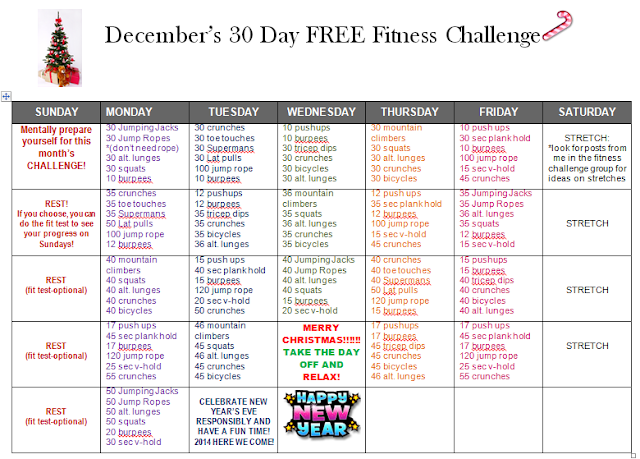 Fun & Fabulous Life: Crystal Laiti: December's FREE 30 Day Fitness ...