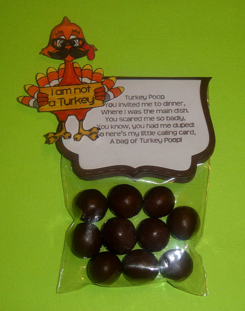 Turkey Poop | Scrap Loving Mini's