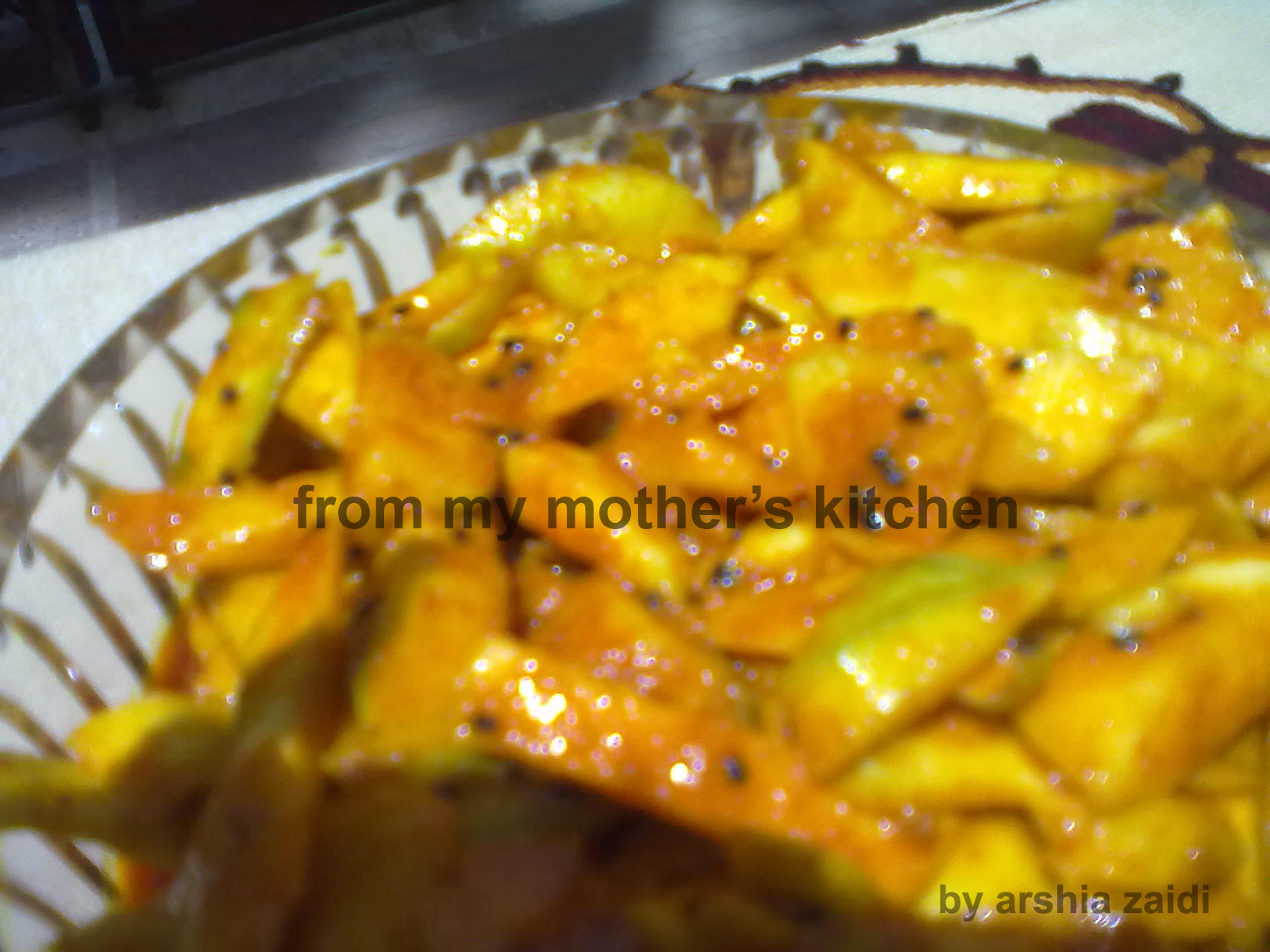 From My Mother's Kitchen: aam ka achaar/ pickles