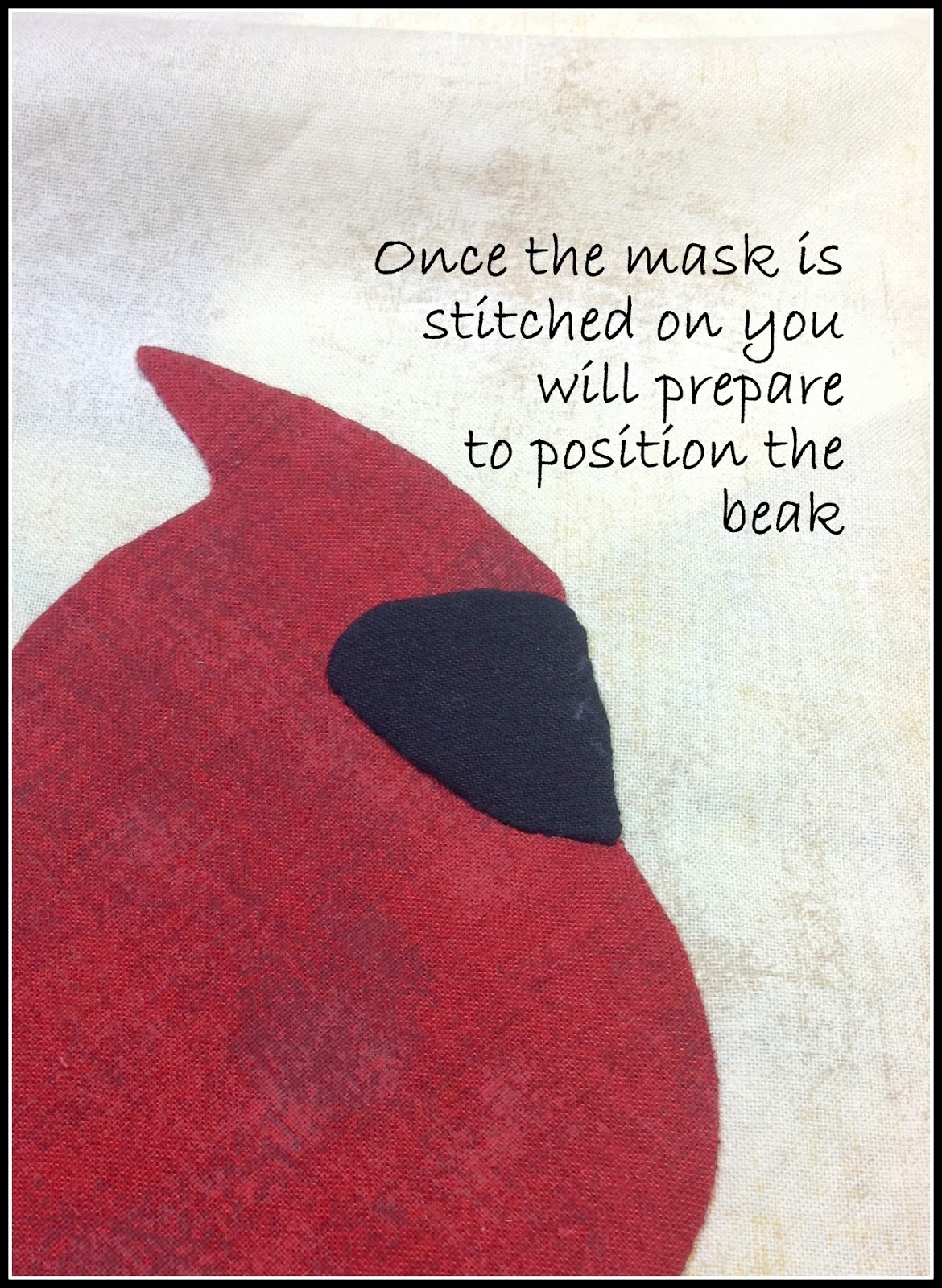 Karen's Quilts, Crows and Cardinals: Redbird and Berries Mini Quilt ...