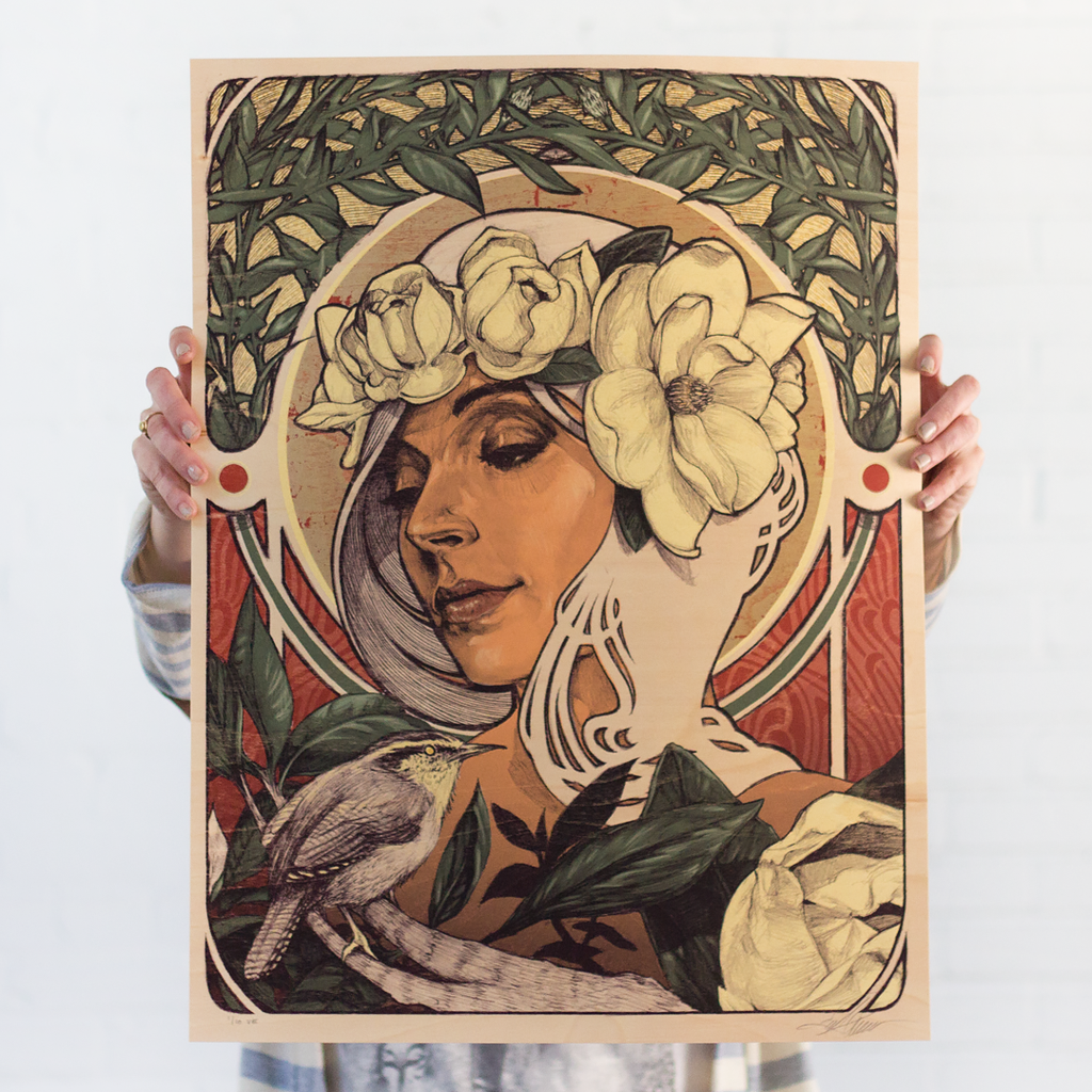 INSIDE THE ROCK POSTER FRAME BLOG: Zach Landrum Magnolia Prints