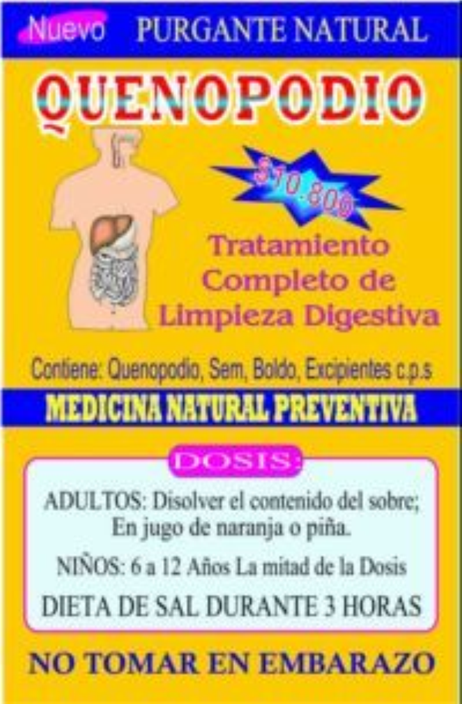 QUENOPODIO PURGANTE | Colchinusa